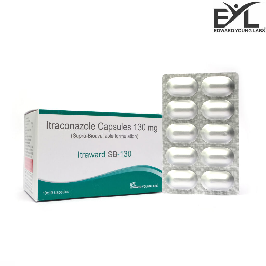 Itraward SB-130 | Itraconazole 130mg Capsules (Supra-Bioavailable)